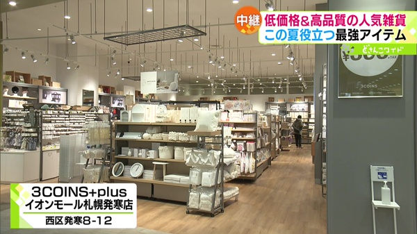 どっちが売れたでショー！夏の3COINS+plus編 ｜ 中継 ｜ どさんこワイド179 ｜ テレビ ｜ STV札幌テレビ